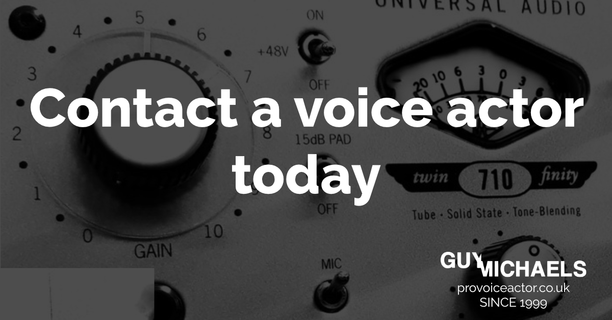 UK Voiceover Artist - British Voice Actor Guy Michaels